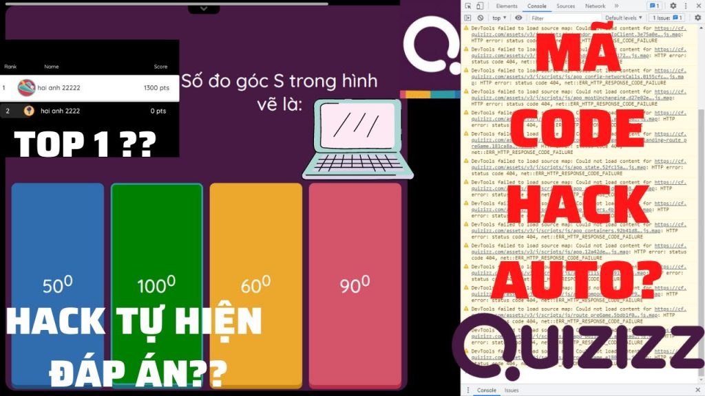 Cách hack Đáp án Quizizz trên điện thoại và máy tính 2023