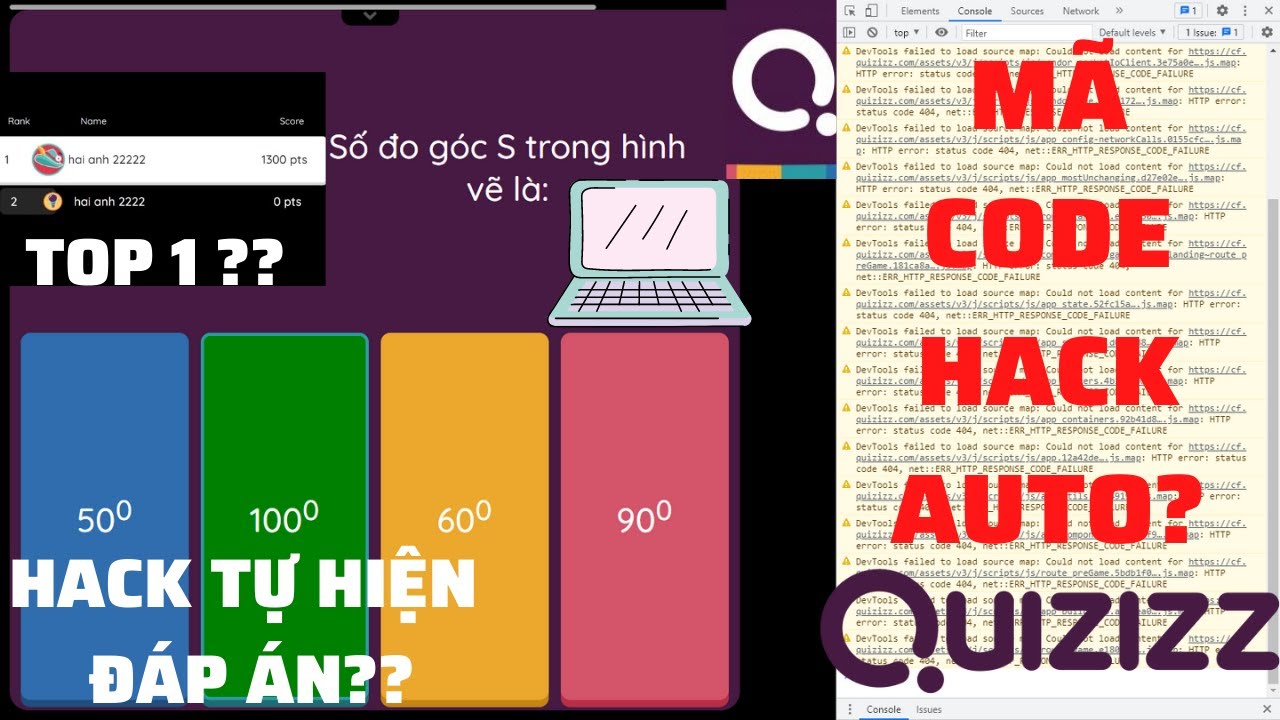 Cách Hack Đáp án Quizizz Trên điện Thoại Và Máy Tính 2023